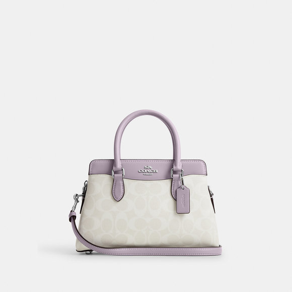 Coach | Bags | Nwt Coach Outlet Mini Darcie Carryall In Signature ...